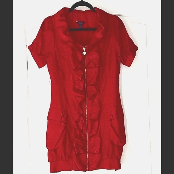 Dereon | Dresses | Vintage Rare House Of Dereon Crimson Mini Bubble ...